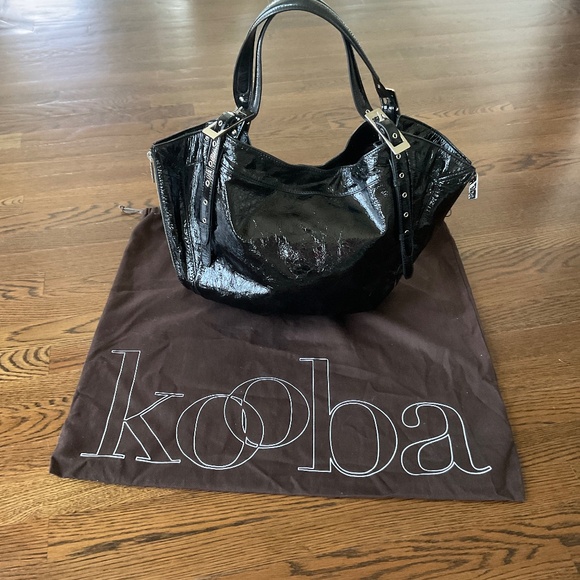 Kooba | Bags | Kooba Black Patent Leather Brand New Shoulder Bag | Poshmark